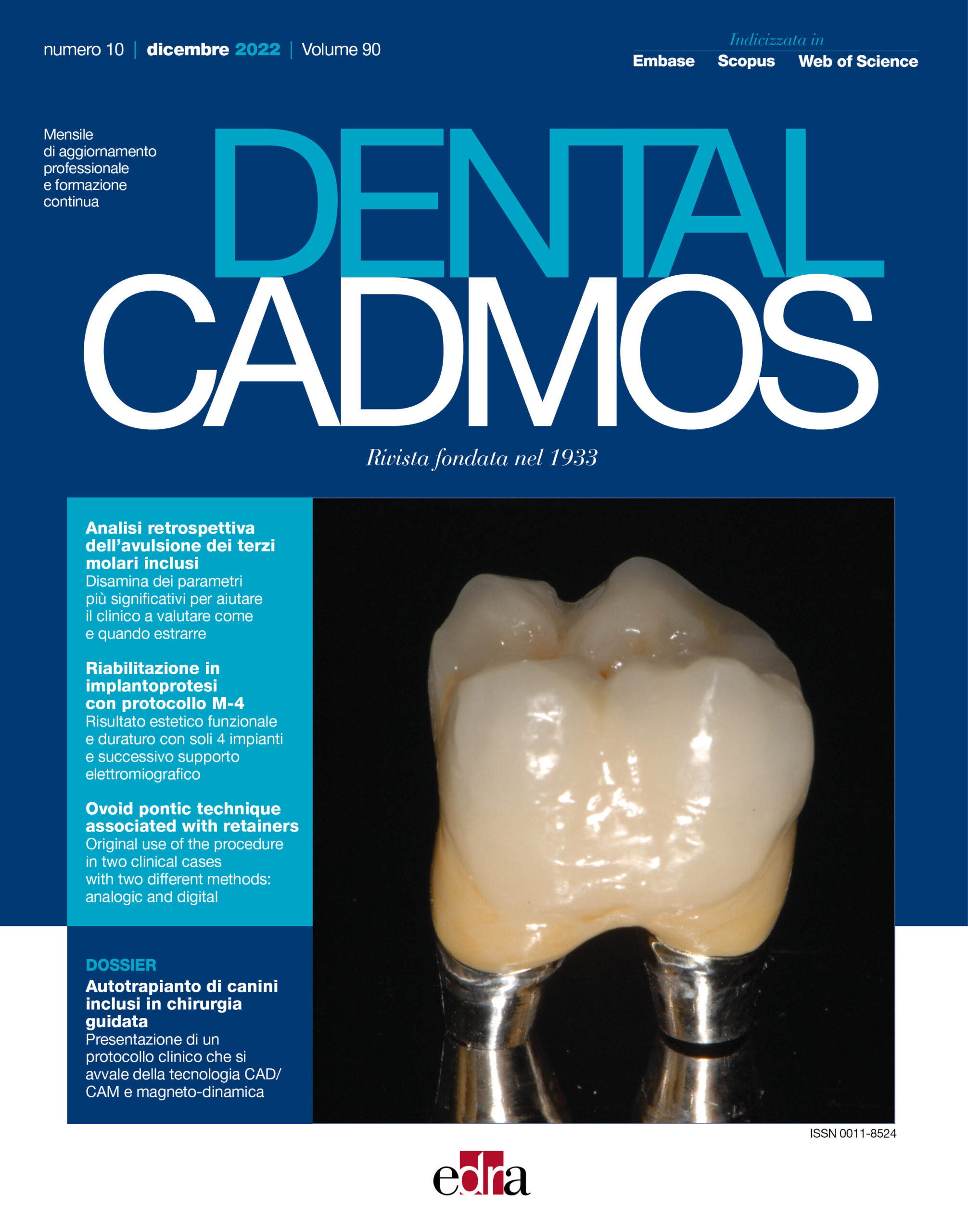 Vol. 90 – Issue 10 – Dicembre 2022 - Dental Cadmos